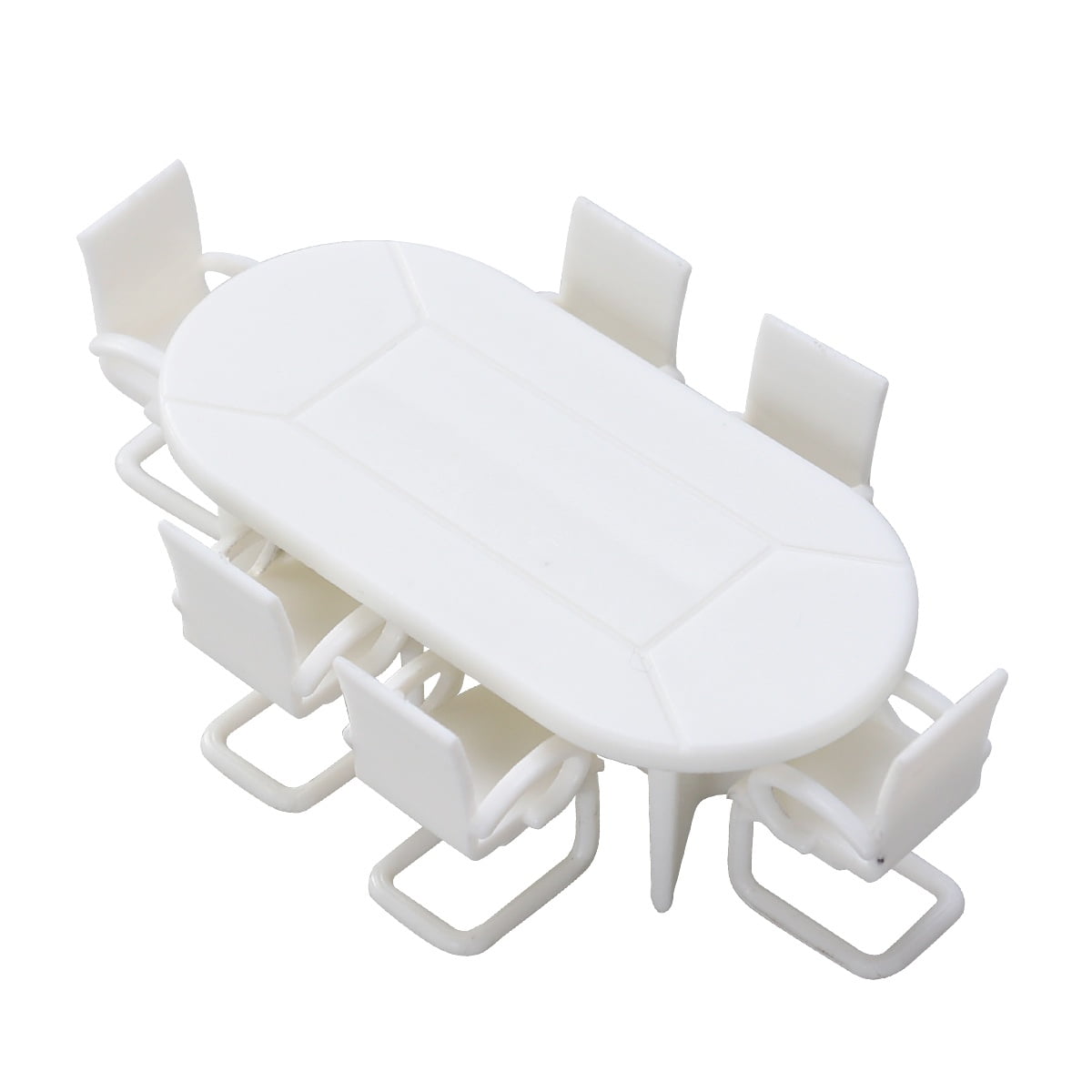 UPKOCH Mini House Furniture Mini Props in White Plastic for Indoor ...