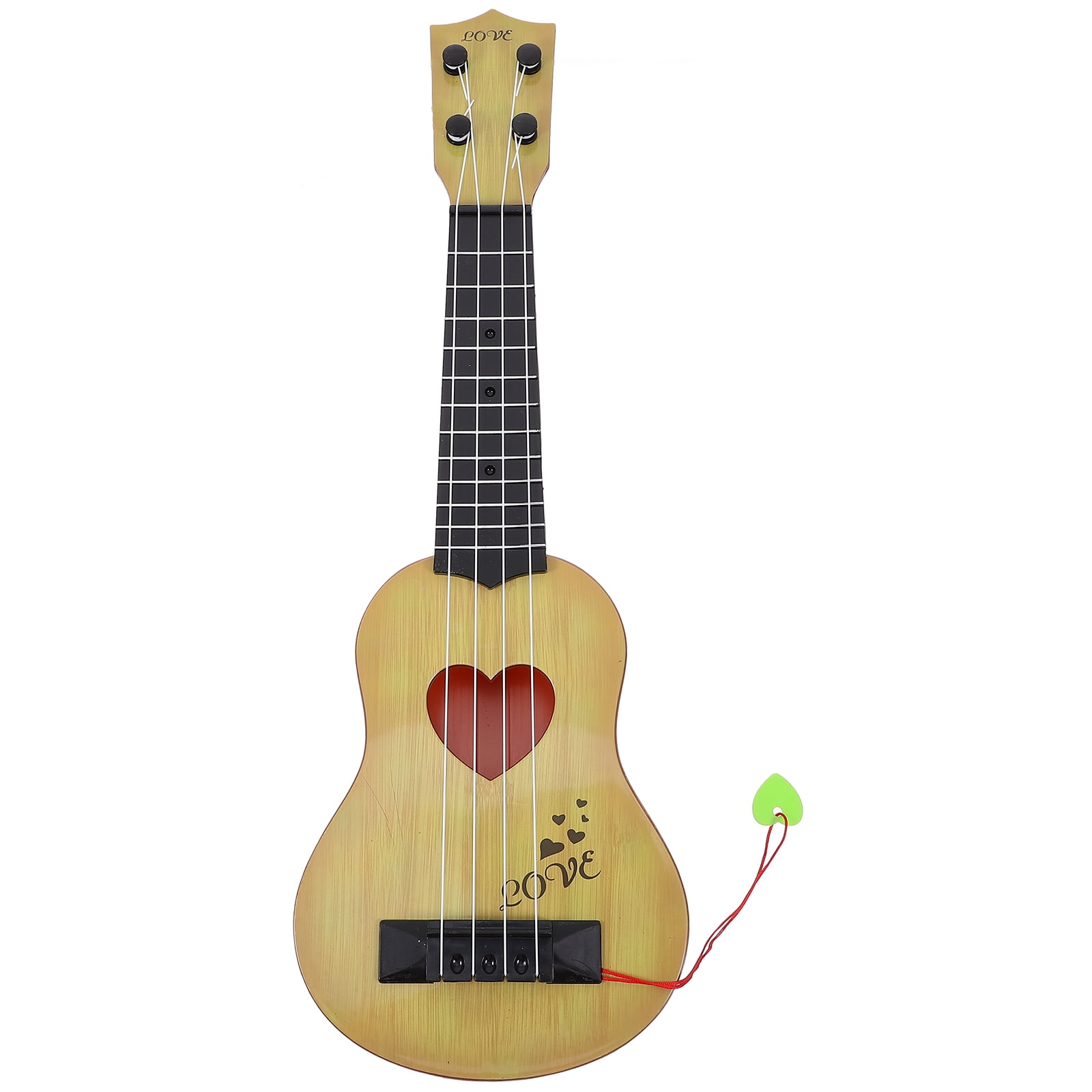 UPKOCH Mini Ukulele Plastic Musical Instrument Toy Design for Music ...