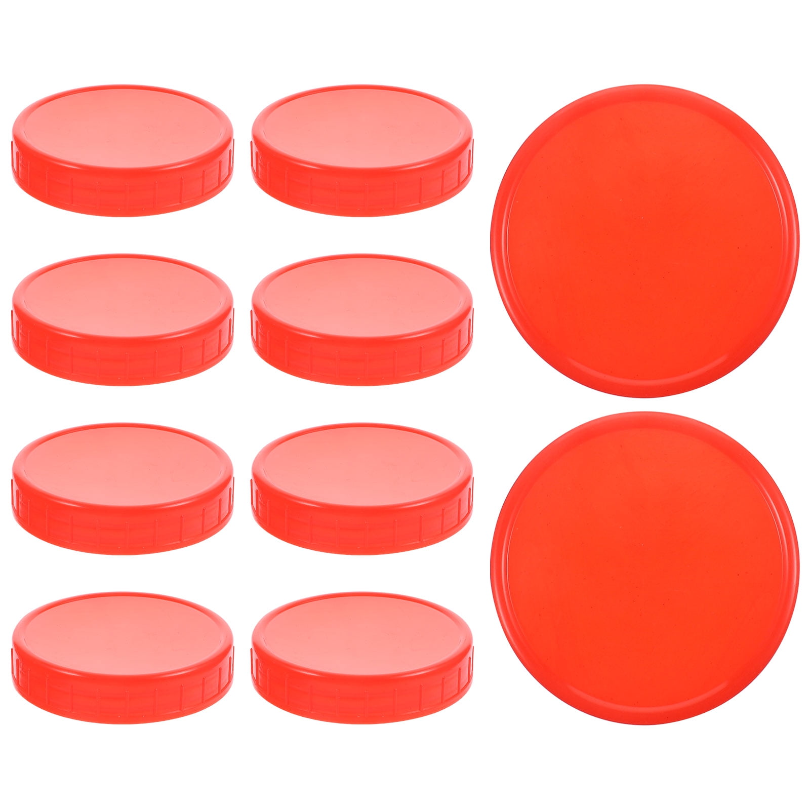 UPKOCH Red Plastic Bottle Lids 10Pack For Kitchen And Business Owners ...