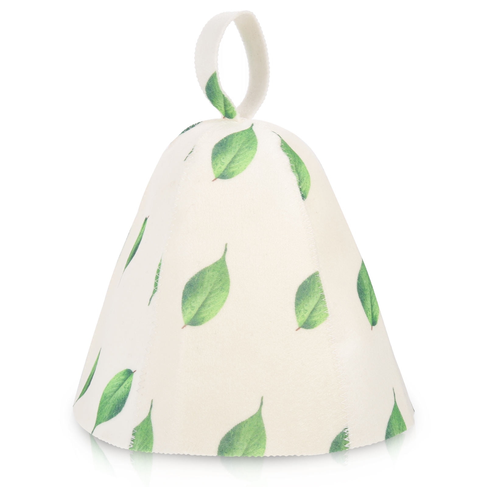 UPKOCH Round Sauna Bucket Hat Felt White Waterproof Protects Scalp and ...