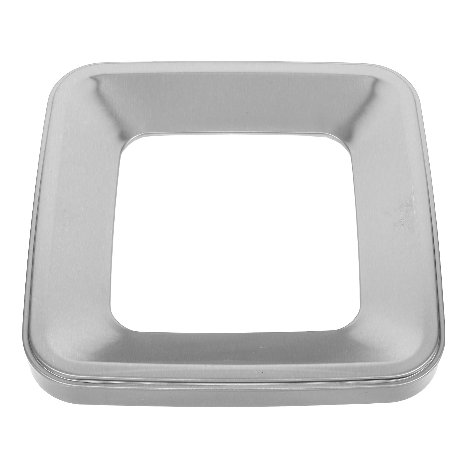 UPKOCH Rubbish Bucket Covers Trash Can Lid Stainless Steel Secure Waste ...