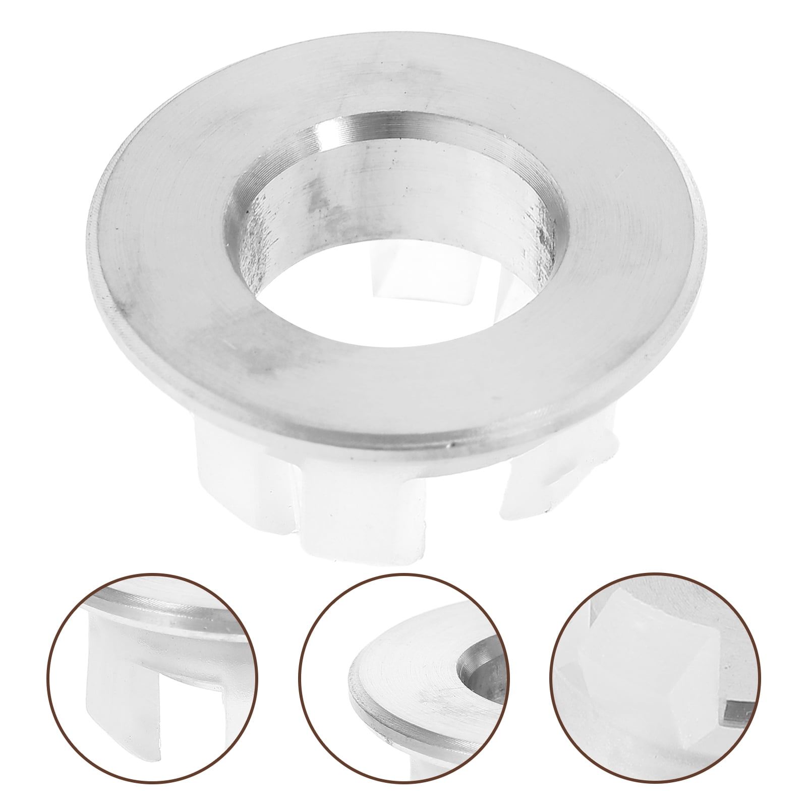 UPKOCH Stainless Steel Sink Overflow Cap for Kitchen Sink Hole Cover ...
