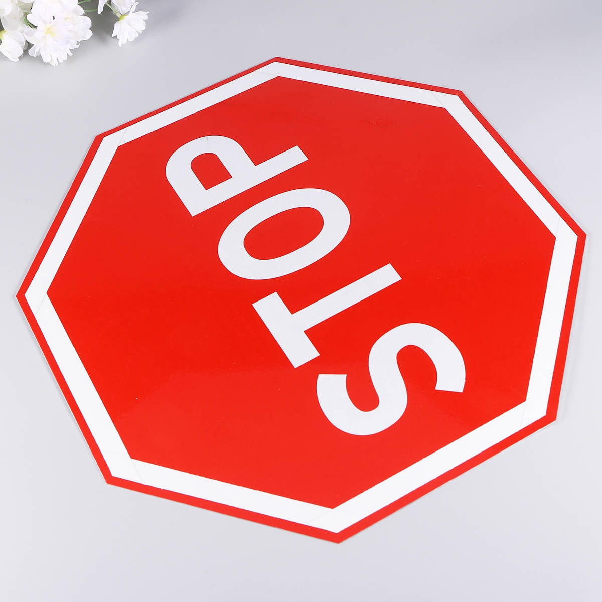 UPKOCH Stop Sign Red Octagon Wall Decor for Drivers 1Pcs - Walmart.com