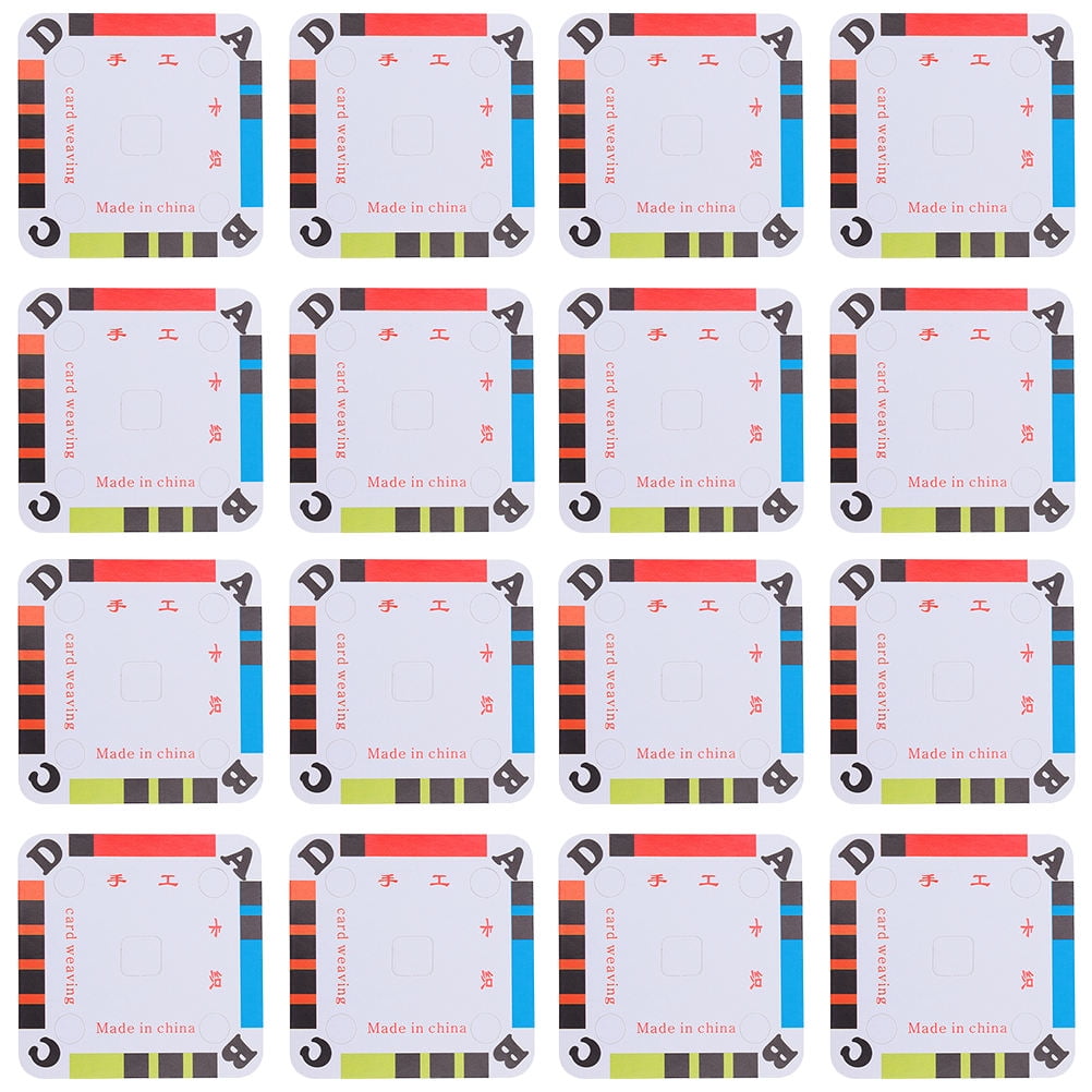 UPKOCH Tablet Weaving Cards 50Pcs Assorted Color Cardboard for ...