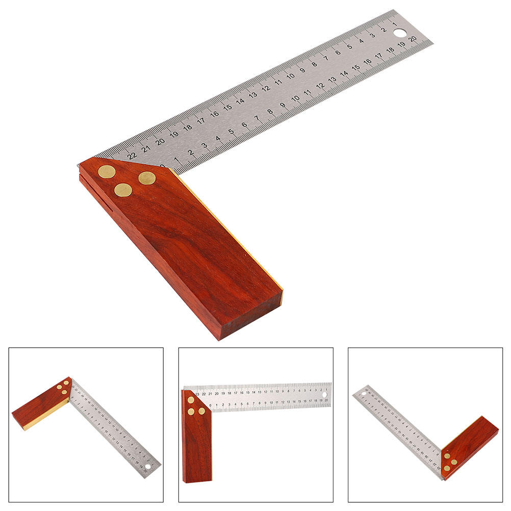 UPKOCH Woodworking Angle Ruler L Shaped Protractor Tool for Wood and ...