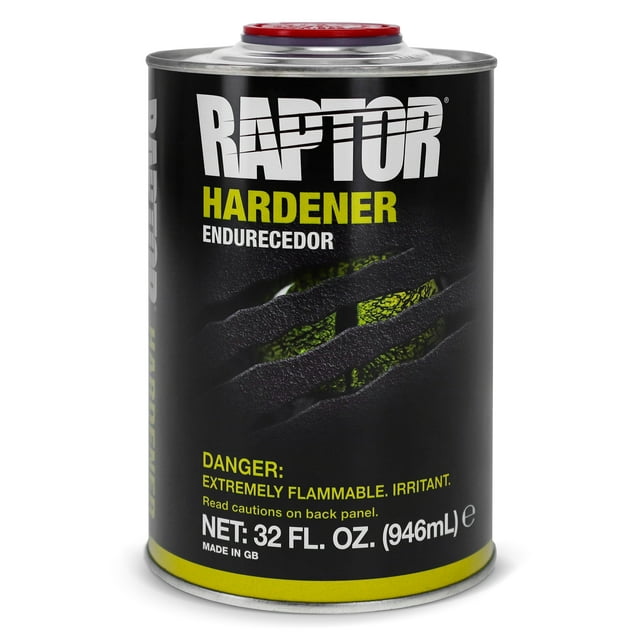 UPOL Raptor Bed-liner System Hardener - 1 Liter for U-Pol Raptor Kit ...