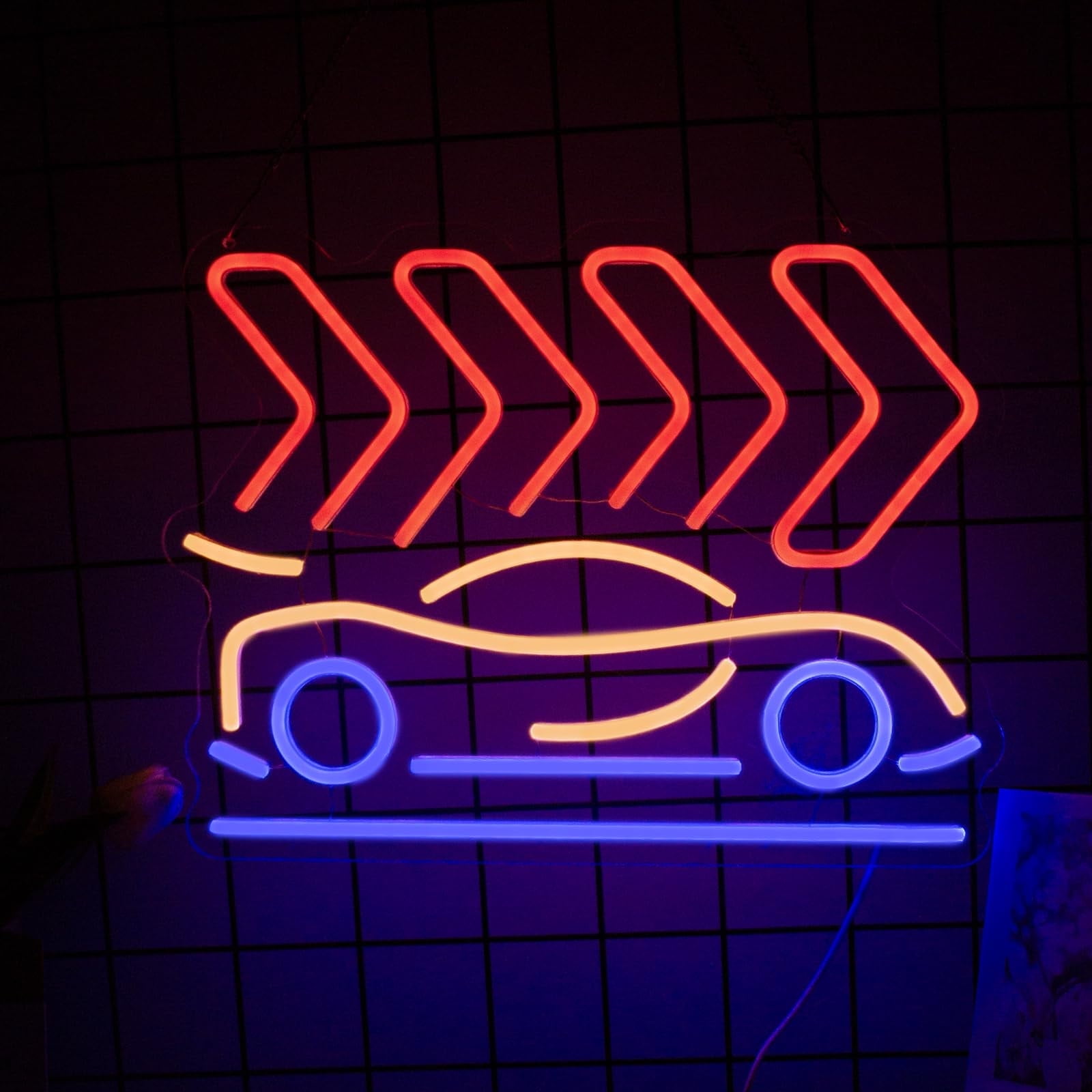 UPONRAY Car Neon Signs LED Neon Light Sign for Bedroom, Brighter LED ...