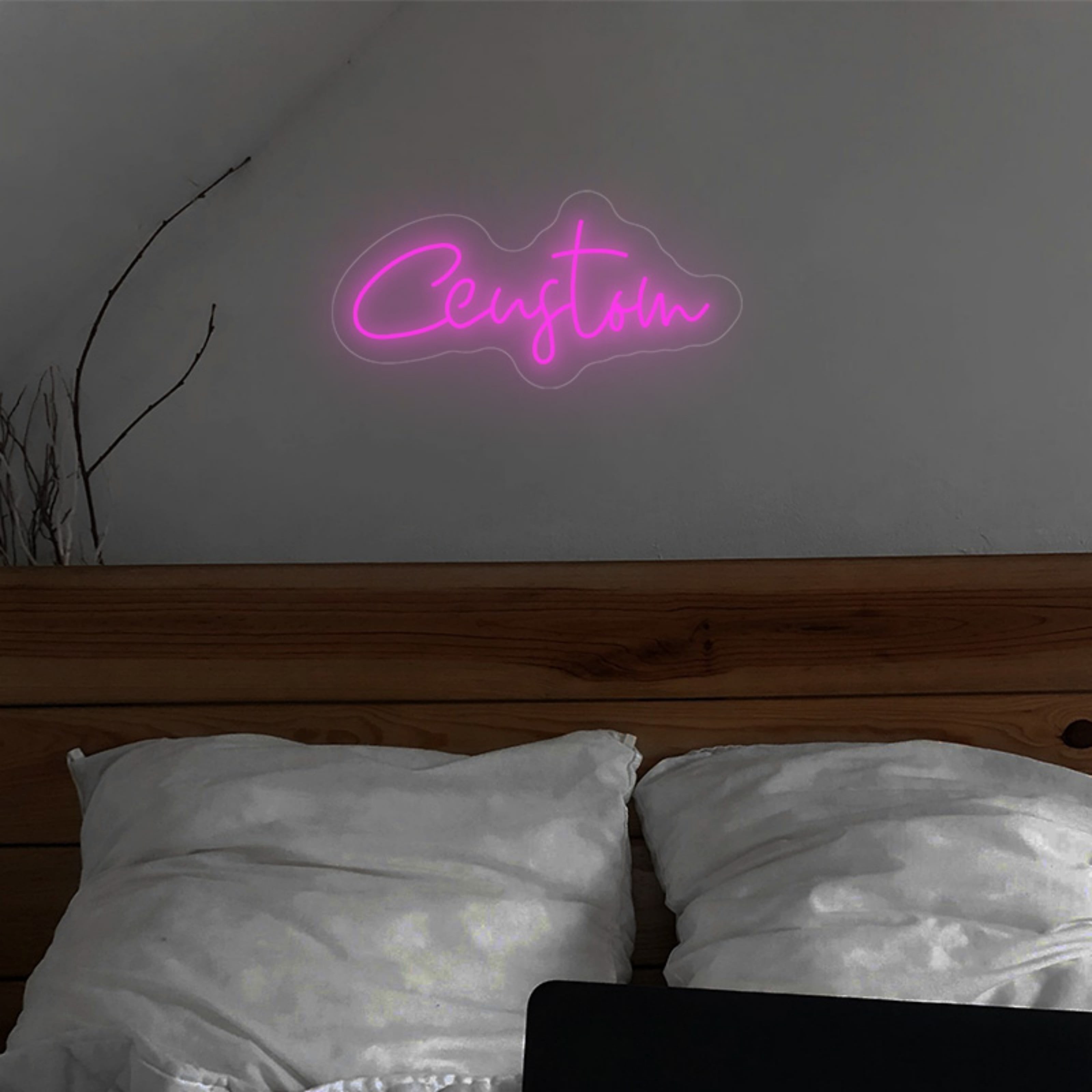 UPONRAY Single Line Custom Neon Signs, Customizable Usb-Powered ...
