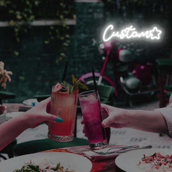 UPONRAY Single Line Custom Neon Signs, Usb Powered with Adjustable ...