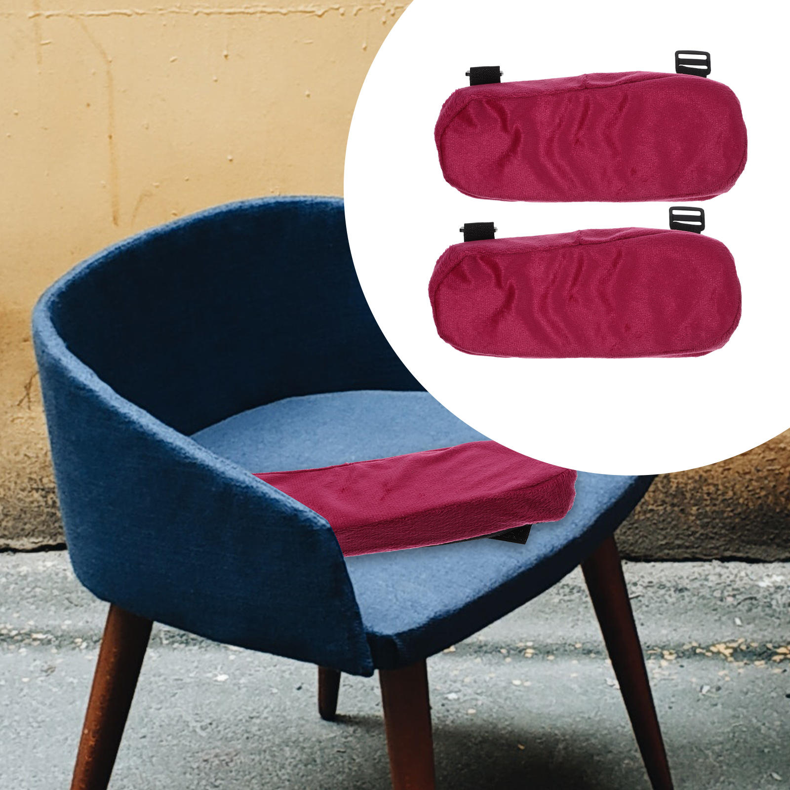 UPOUART 1 Pair Armrest Covers Supple Pads for Workers and Gamers ...