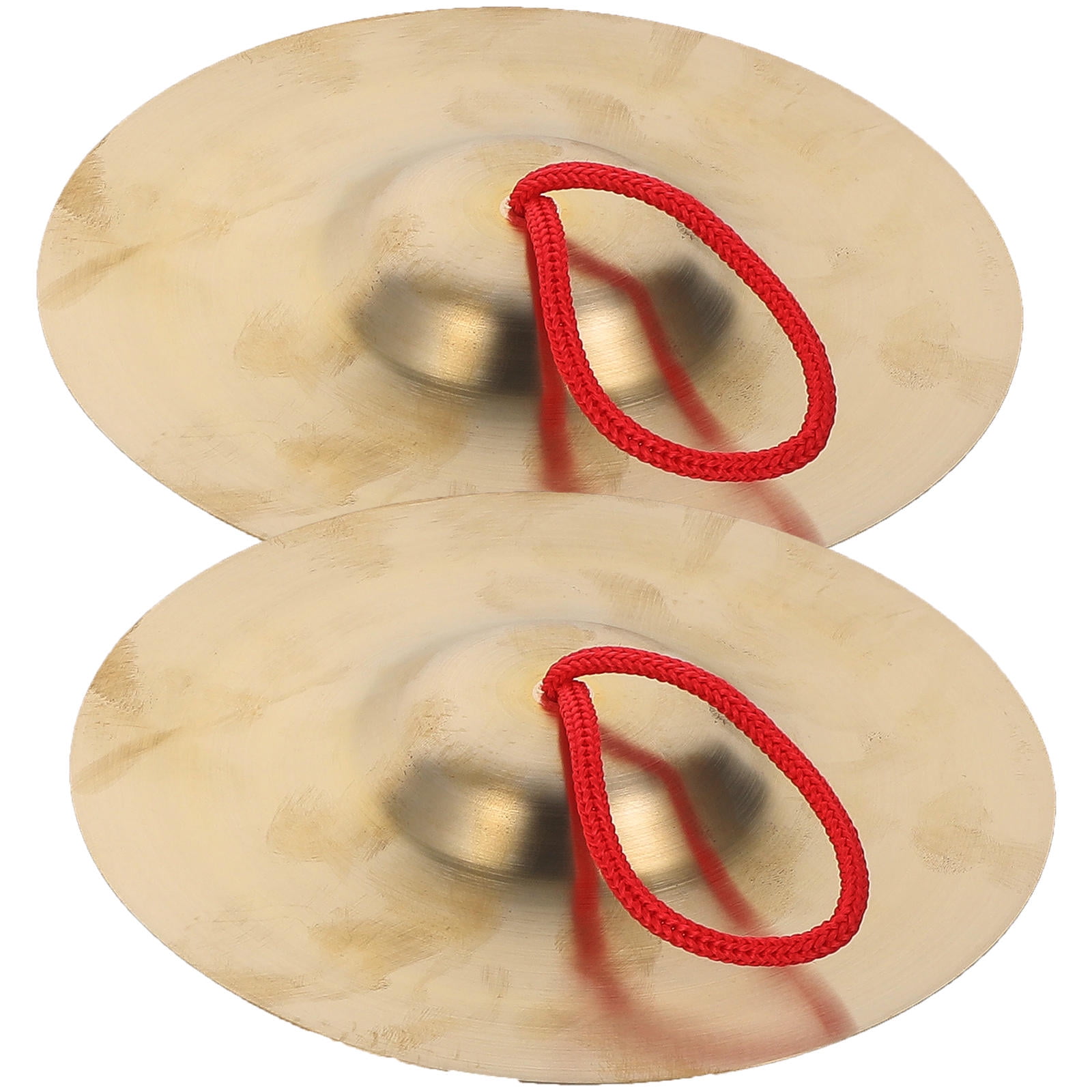UPOUART 1 Pair Lightweight Golden Round Metal Cymbals for Music ...
