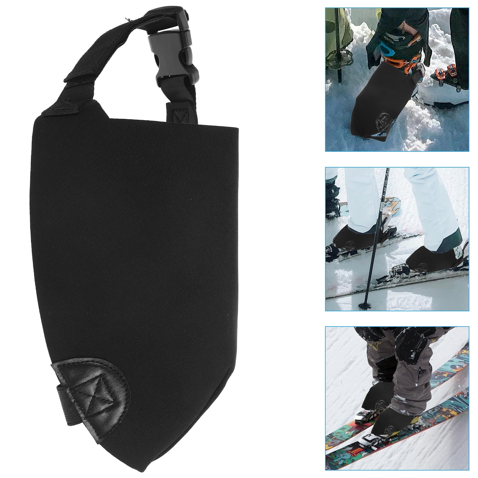 UPOUART 1 Pair Shoes Protectors for Climbing for Cold Weather Black ...