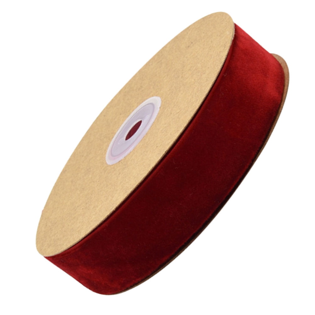 UPOUART 1 Roll Red Flocking Plush Ribbon for Sewing and present ...