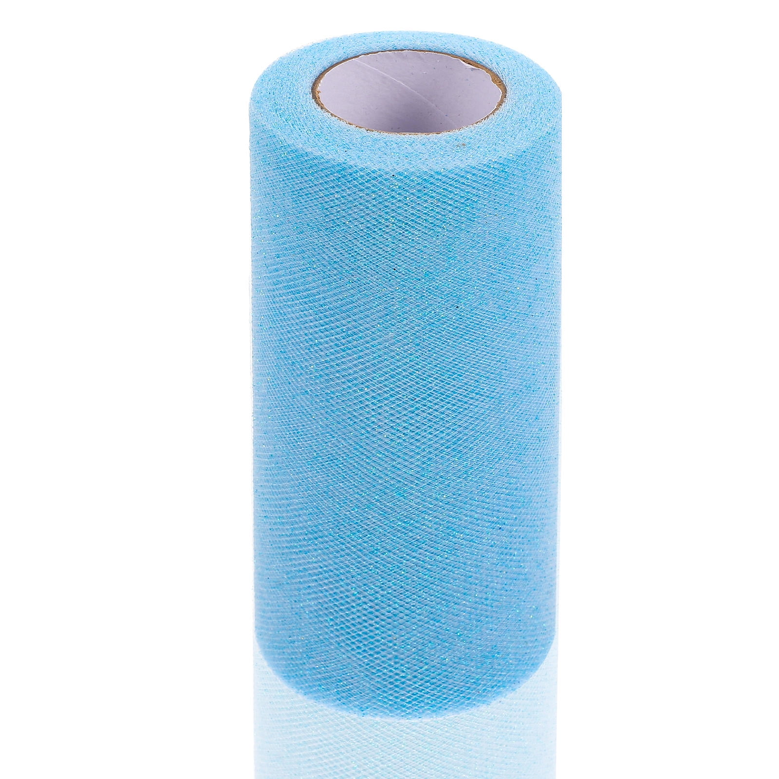 UPOUART 1 Roll Sky-Blue Glitter Tulle Netting Fabric for Family and ...