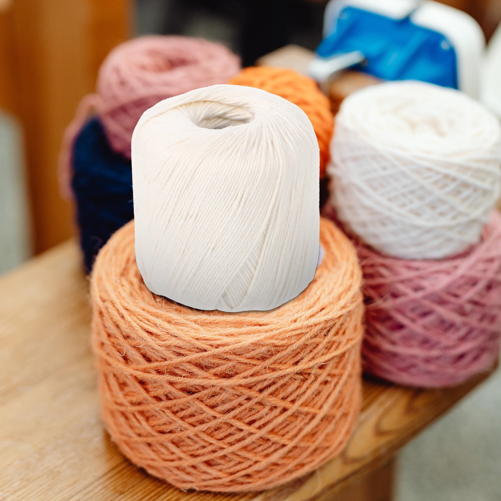 UPOUART Beginner Yarn Cotton 1 Roll 9X8.5X8.5CM - Walmart.com