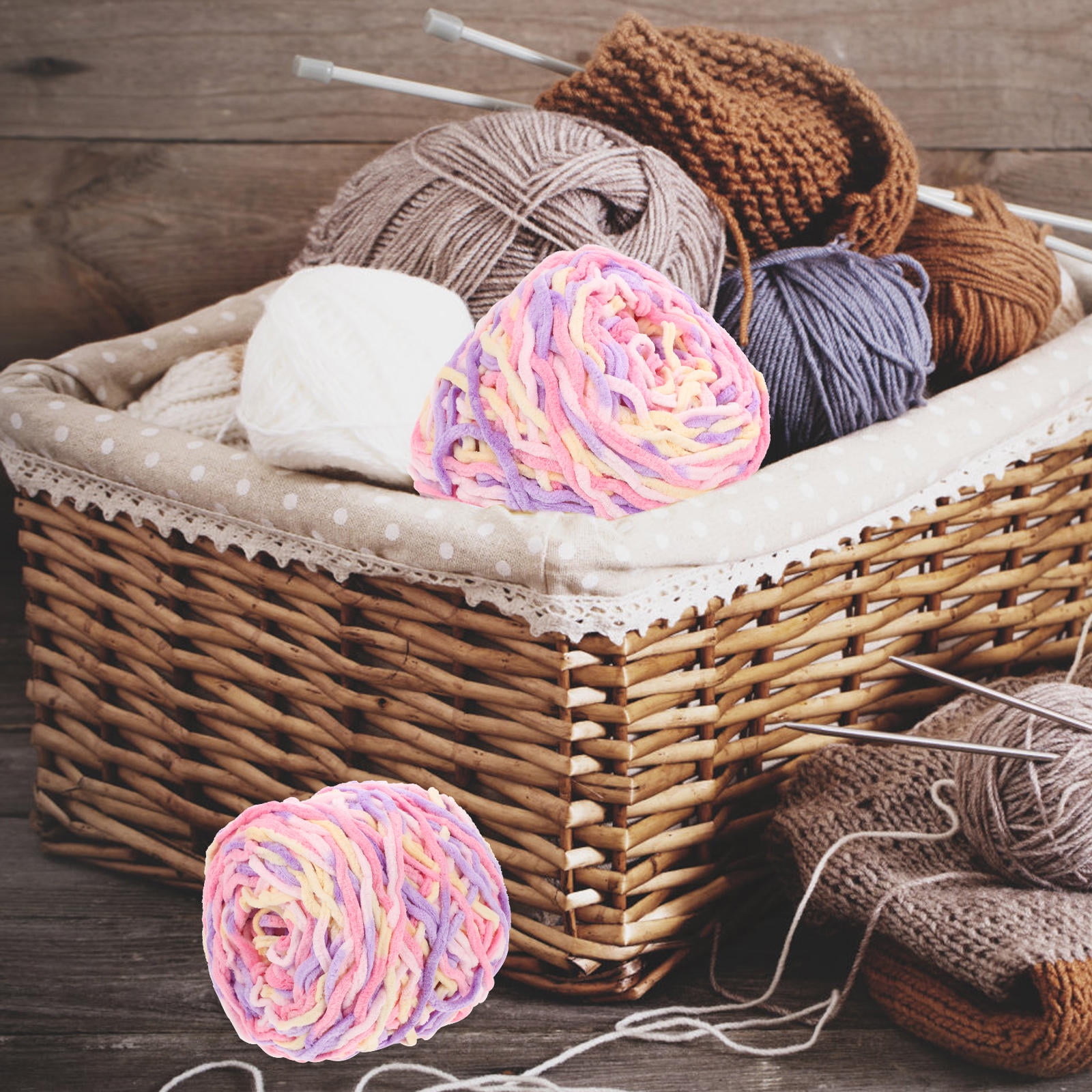 UPOUART Household Crochet Yarn Polyester 1 Roll 5.50X5.11X4.72in ...