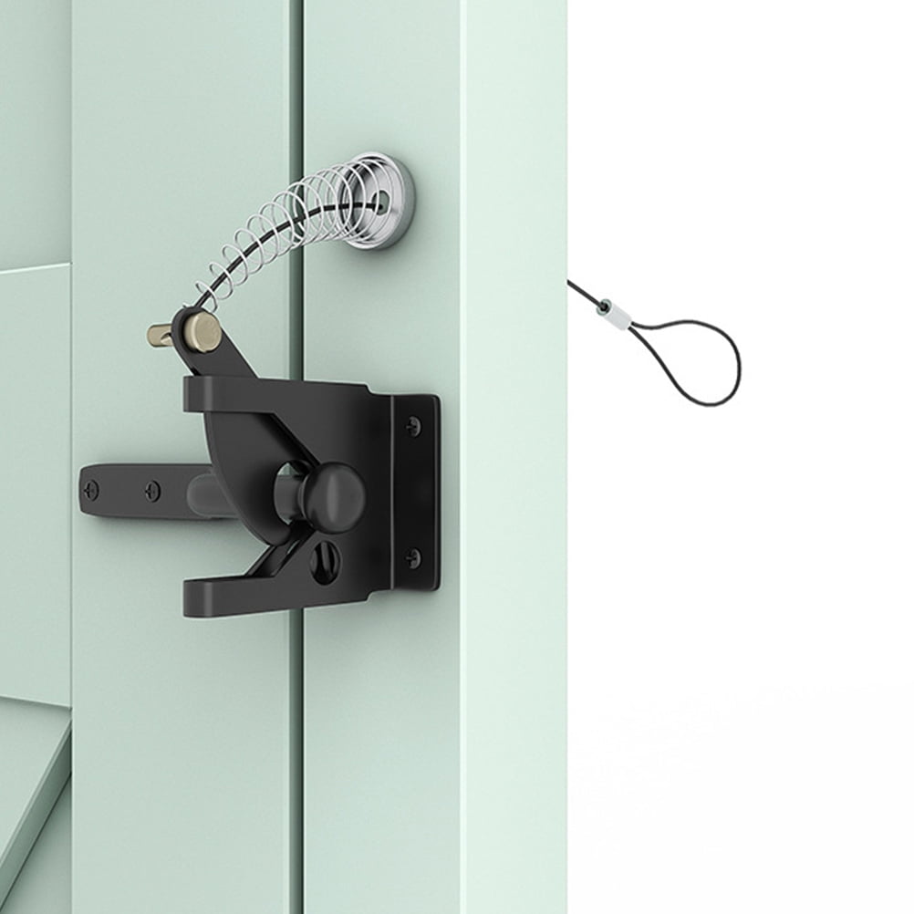 UPOUART 1 Set Garden Gate Lock for Gardens and Bathrooms in Carbon ...