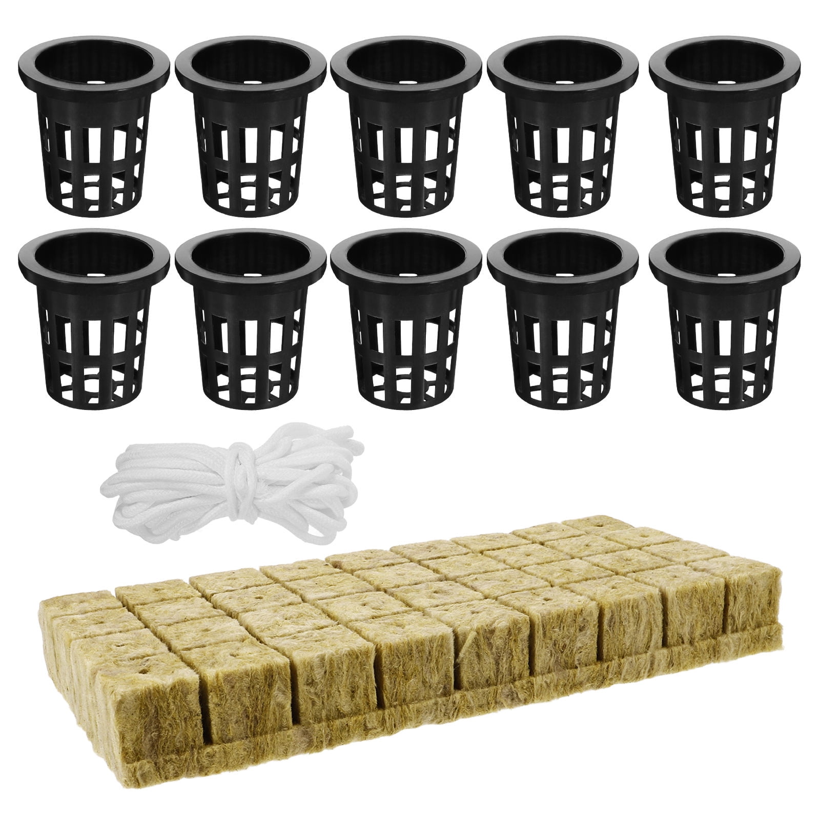 UPOUART 1 Set Hydroponic Grow Baskets Assorted Color Plastic For Plant ...