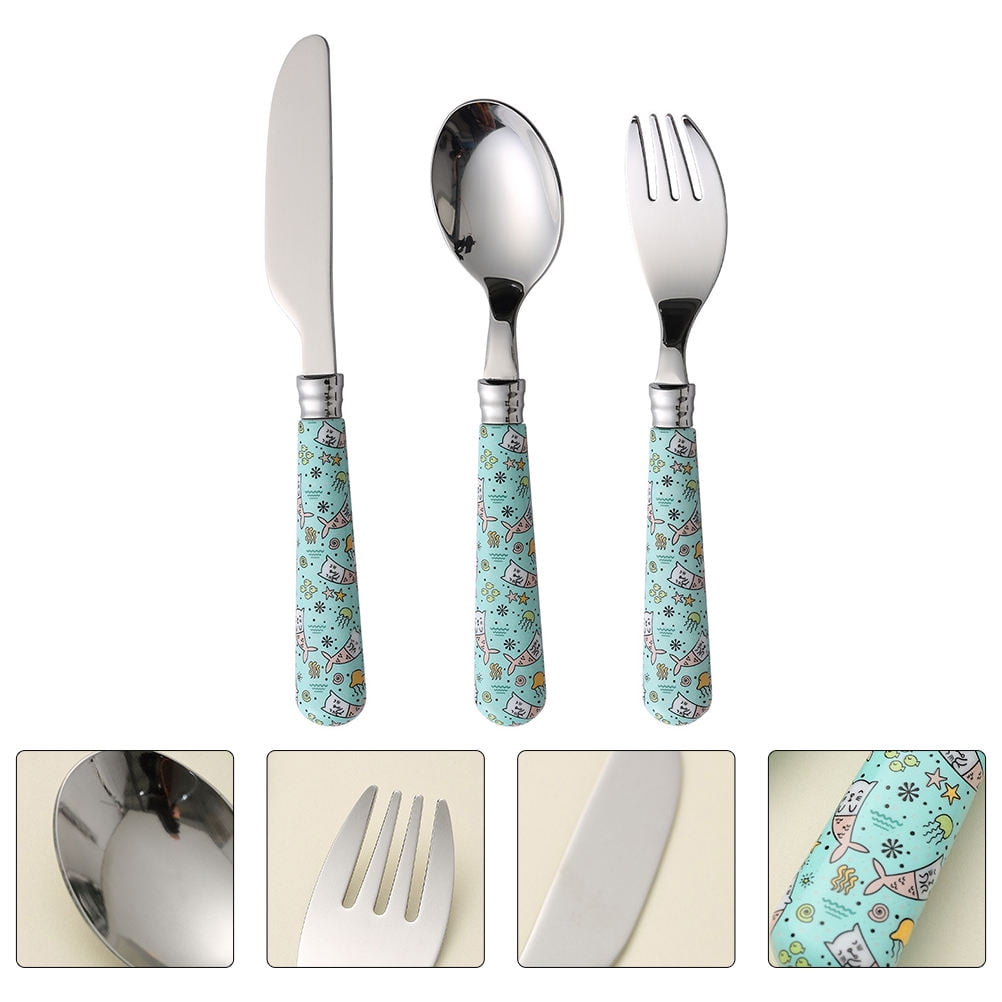 UPOUART 1 Set Kitchen Silverware Sets for Children Durable - 6.9X0.7X0 ...