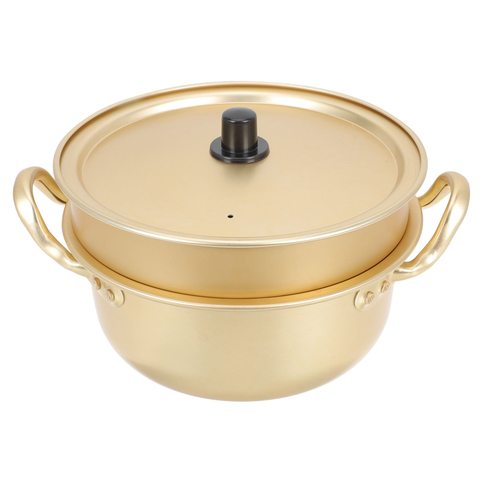 UPOUART Korean Cooking Pot Set with Lid, Nonstick Aluminum Pot for ...
