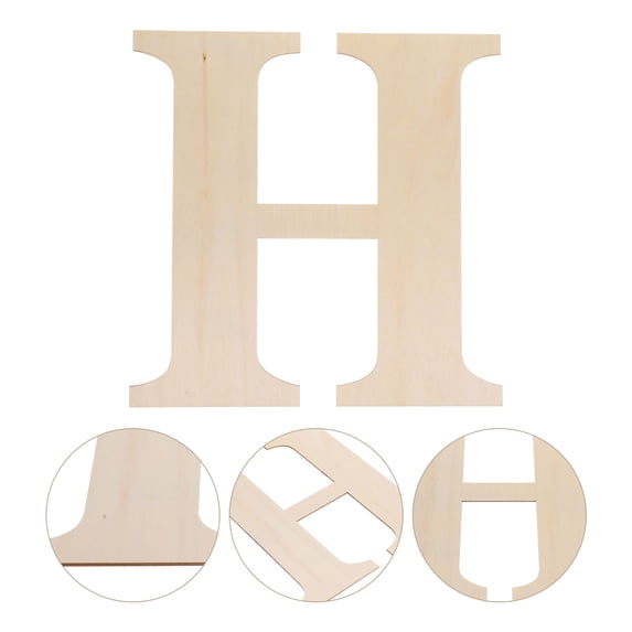 UPOUART 1 Set Letter Signs Rustic Style Wooden Letter For Wall Hanging ...