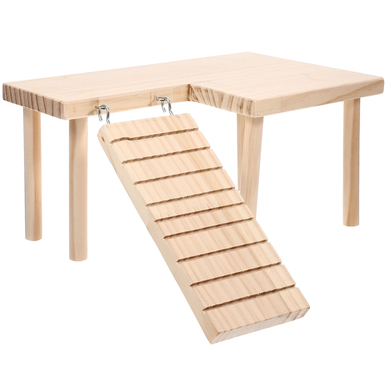 UPOUART 1 Set Light Yellow Hamster Steps Ladder for Small Animal ...