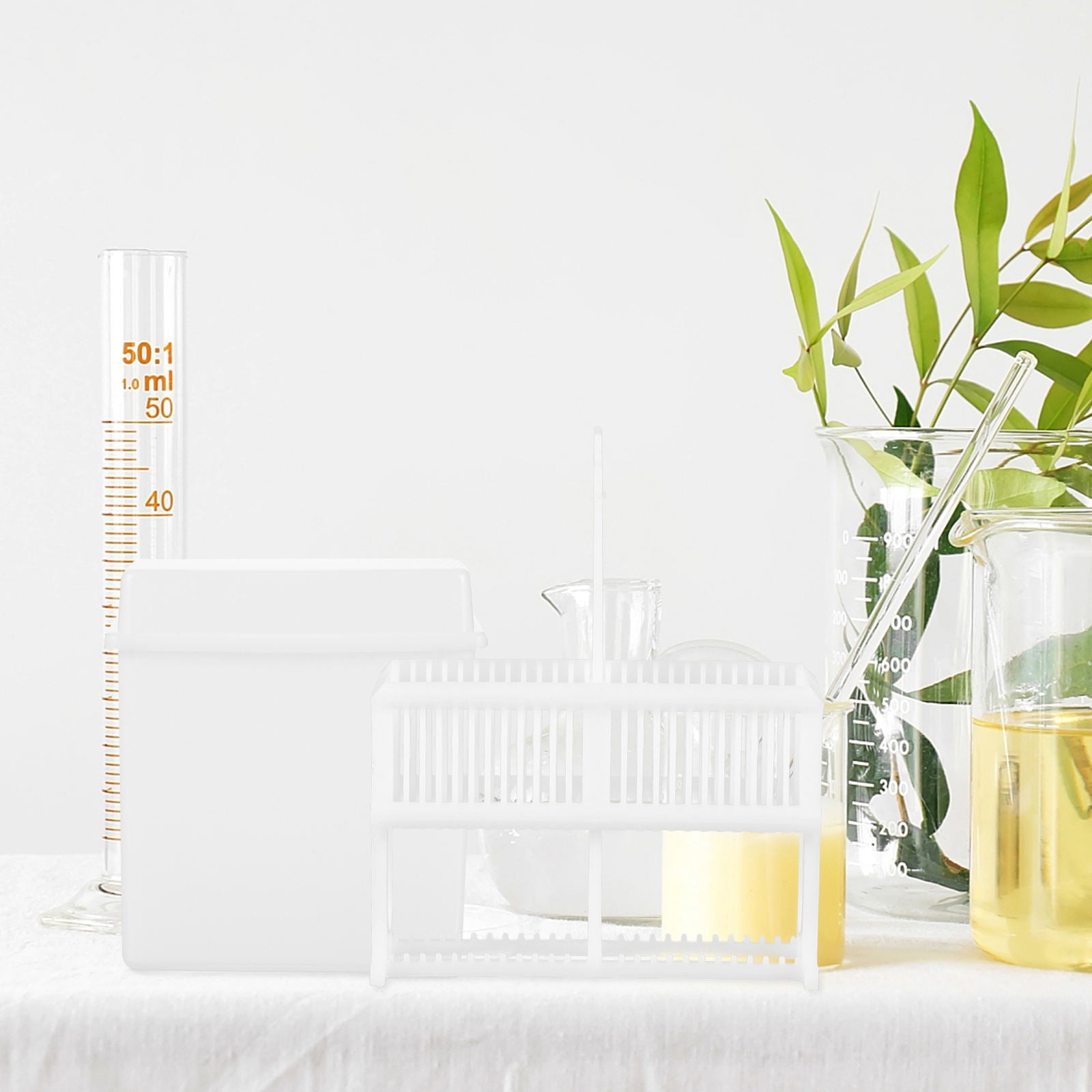 UPOUART 1 Set Microscope Slides Staining Rack for Slides Staining Jar ...