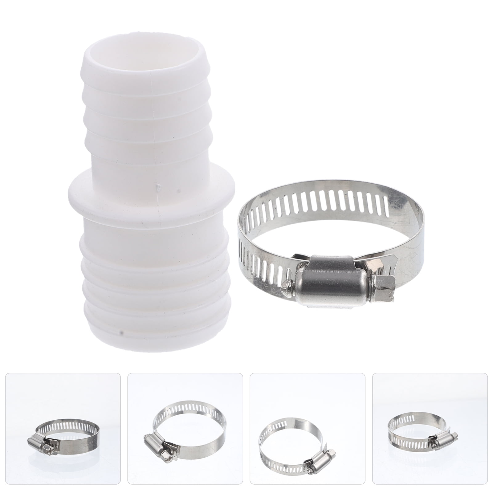 UPOUART pool vacuum hose connector Pool Hose Adapter ABS 8 Hose Clamps ...