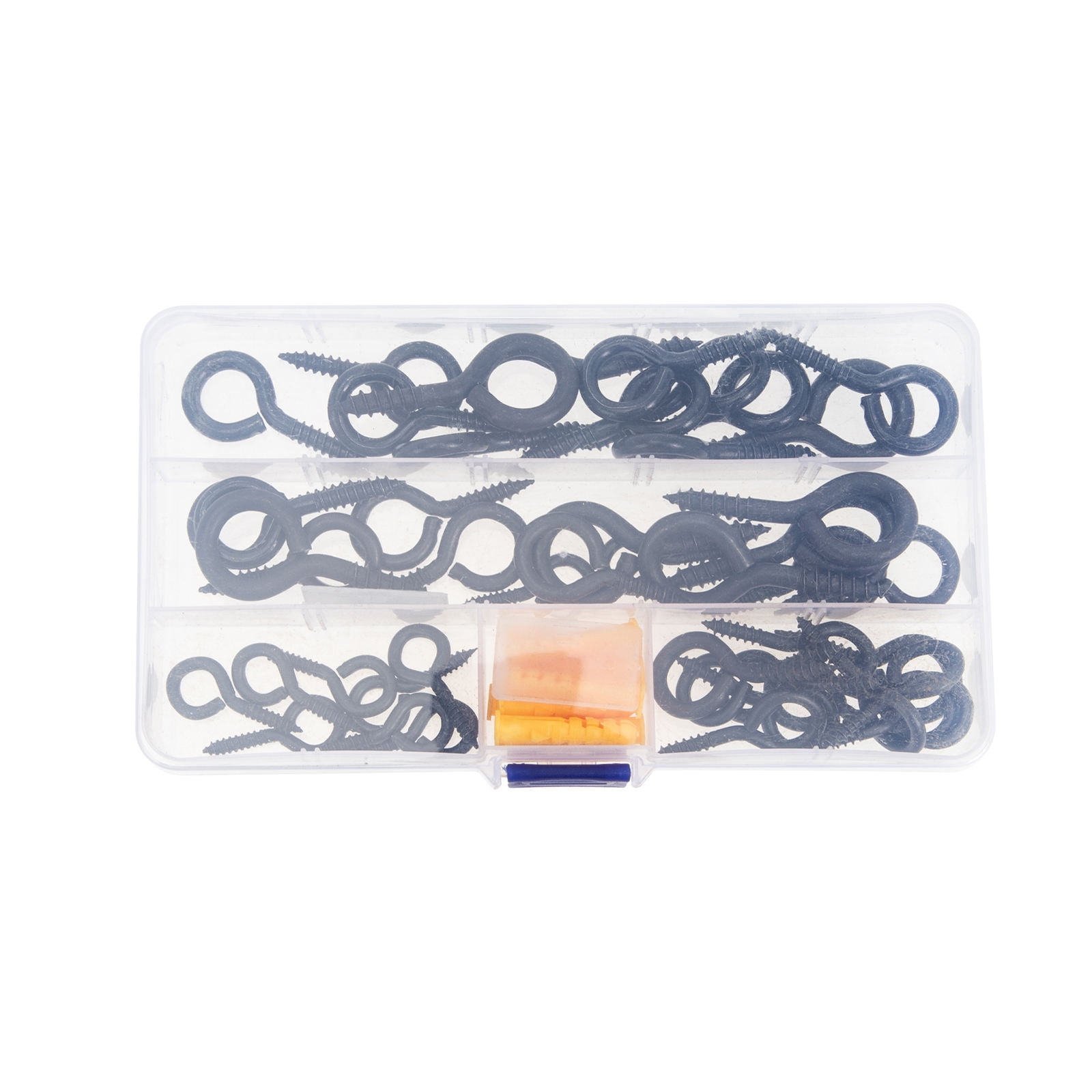 UPOUART 1 Set Screw Hook Kit for Outdoor Use 6.7x3.9in Round Eye Black ...