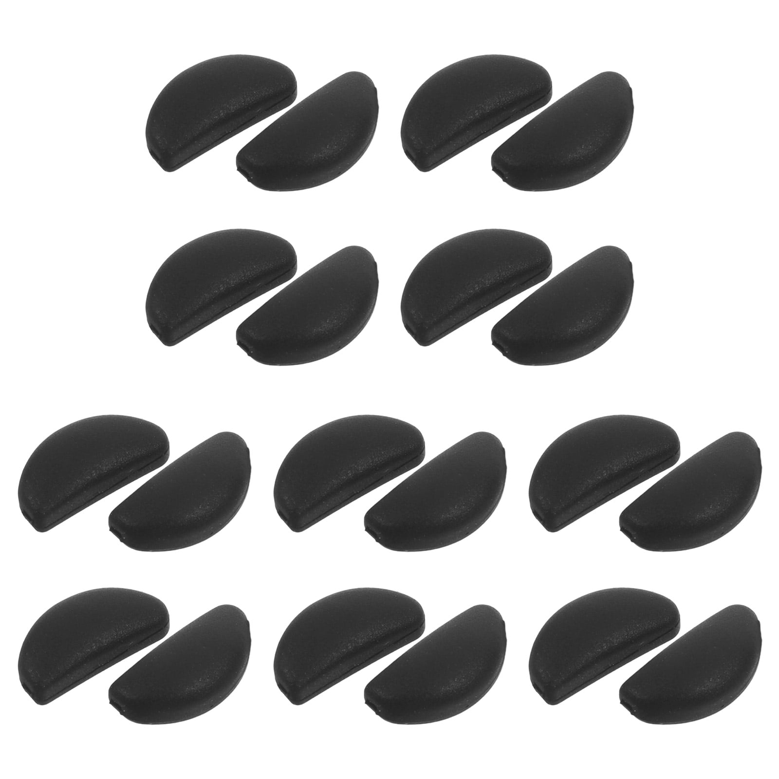 UPOUART Eyeglass Nose Pads Silicone 10 Pairs 0.6x0.3x0.2in - Walmart.com