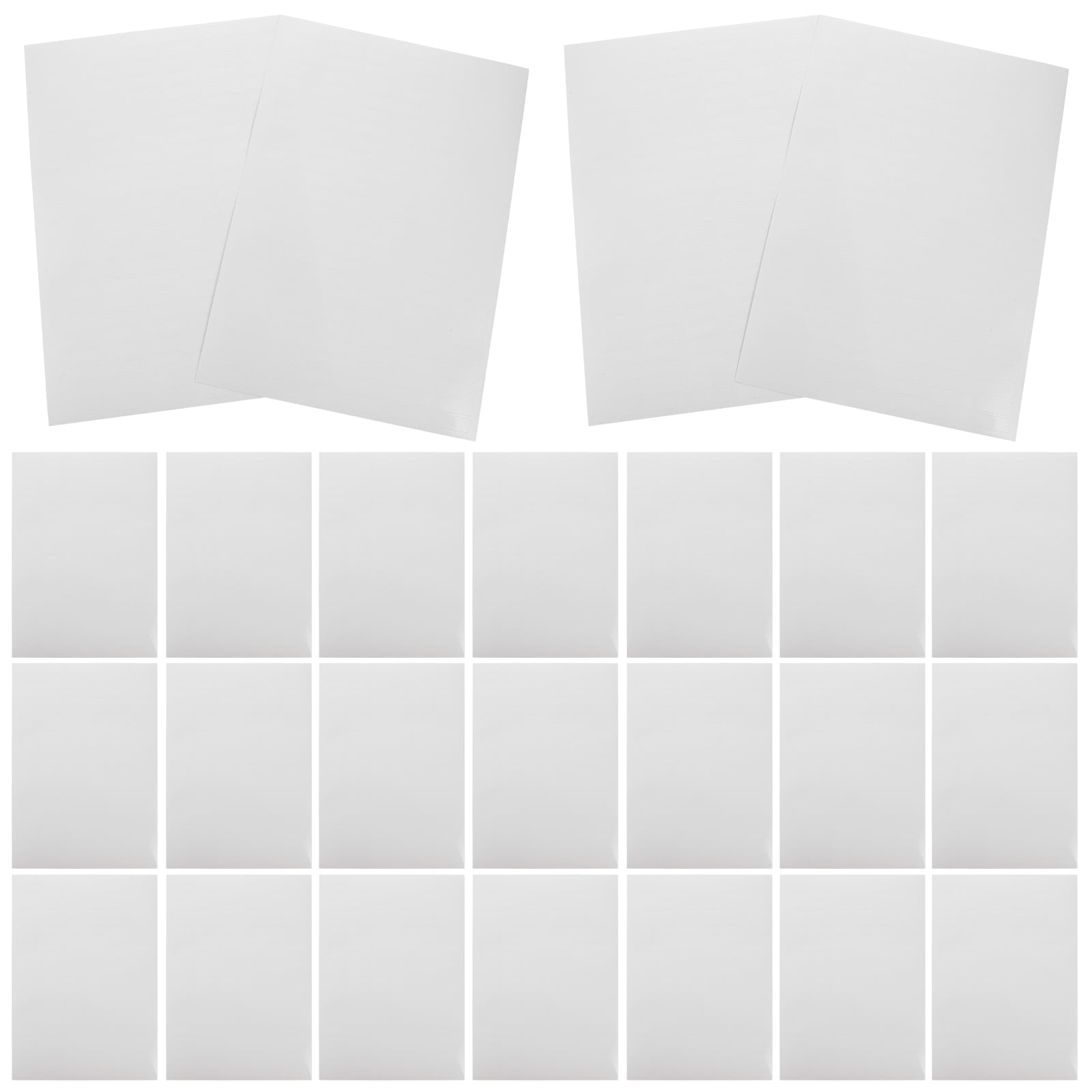 UPOUART 100 Sheets Smooth Surface Print Sticker Paper for Daily Life ...