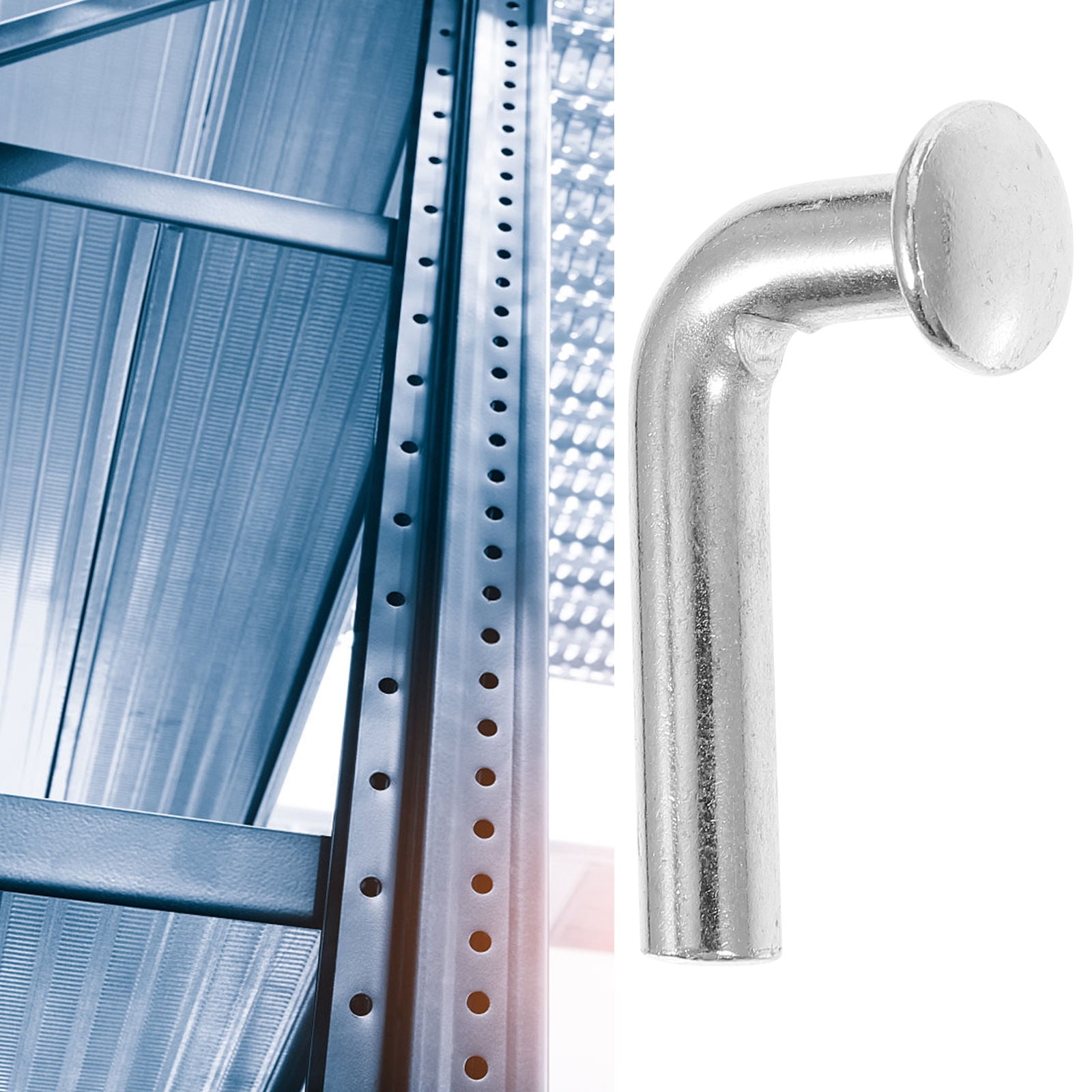 UPOUART 100Pack Galvanized Iron Safety Pin For Pallet Racking System ...