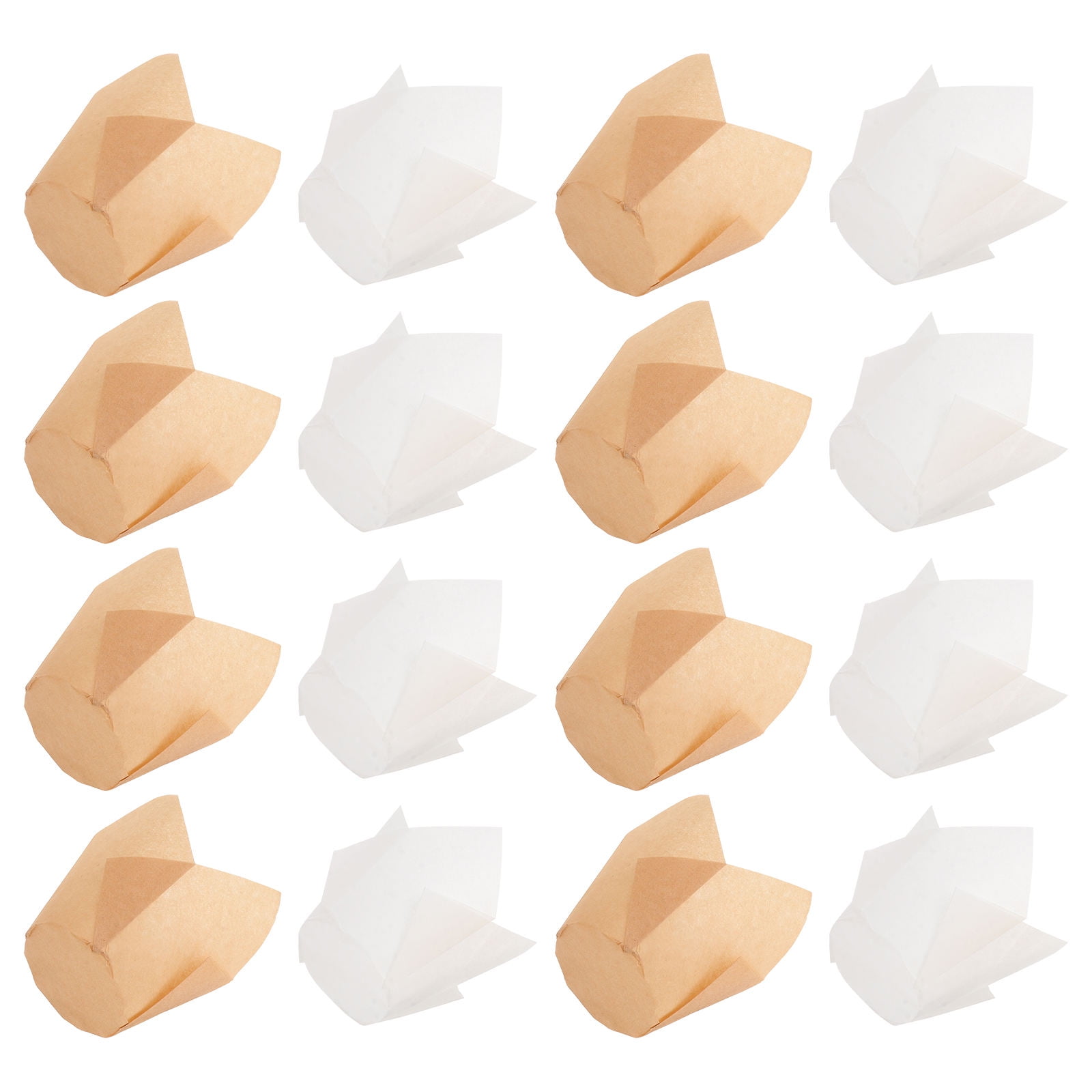 UPOUART 100Pcs Cupcake Turip Wrapper Disposable with High Temperature ...