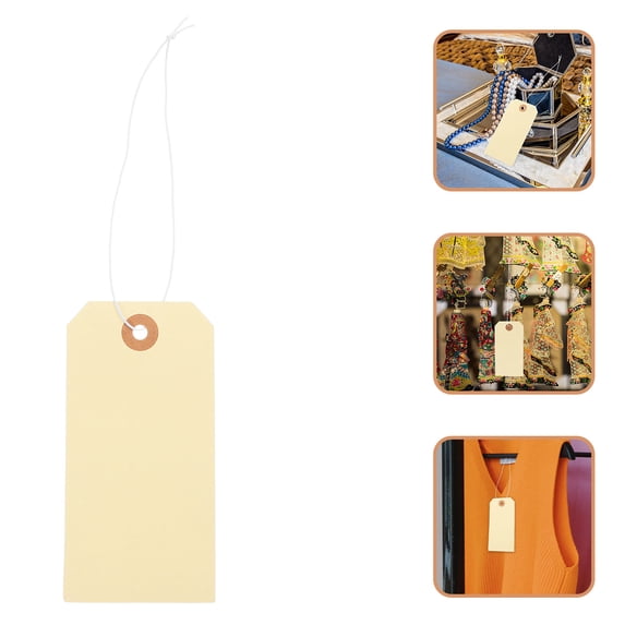 UPOUART 100Pcs Price Tags With String Jewelry Tags For Store Owners ...