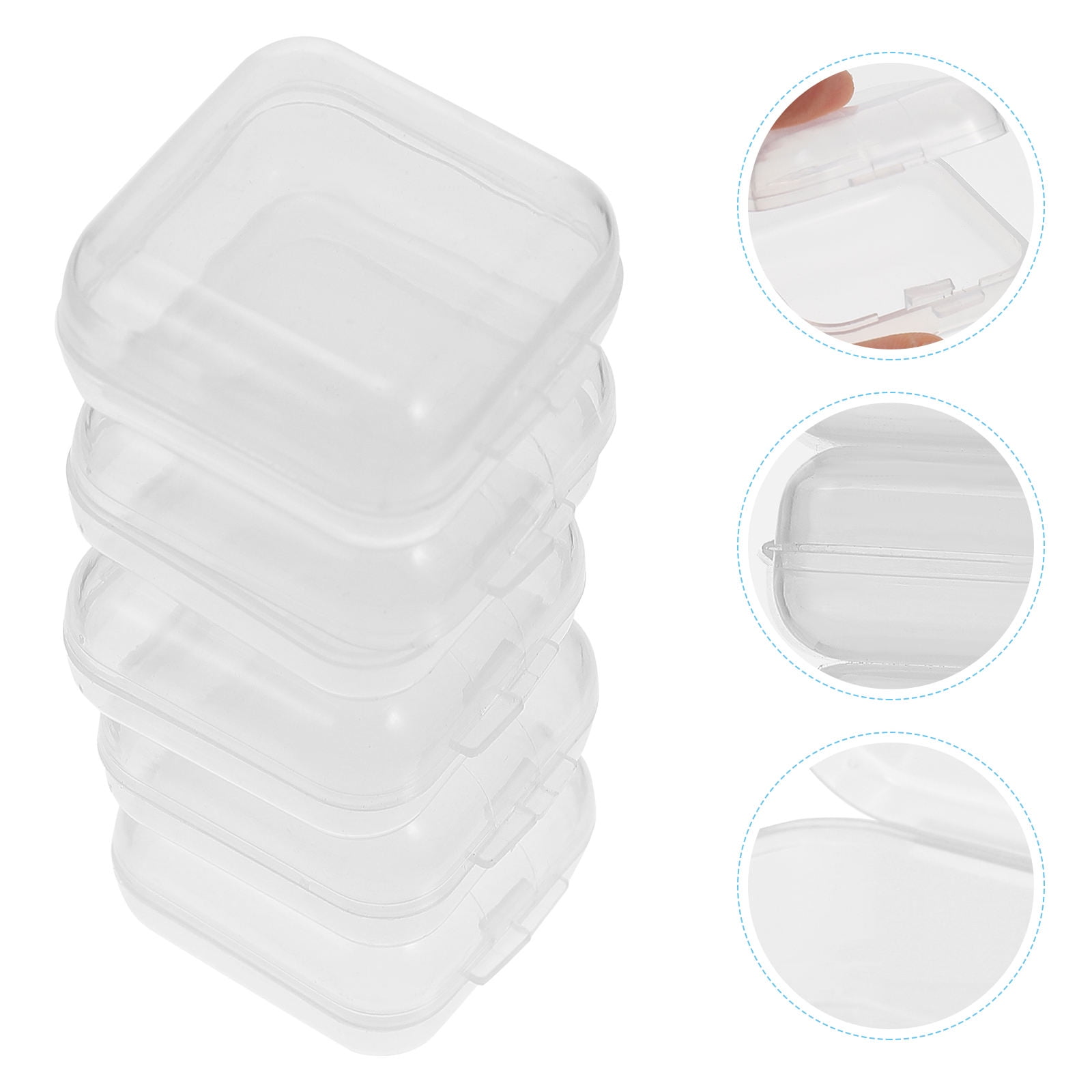 UPOUART 100Pack Mini Plastic Containers for Jewelry Storage - Walmart.com
