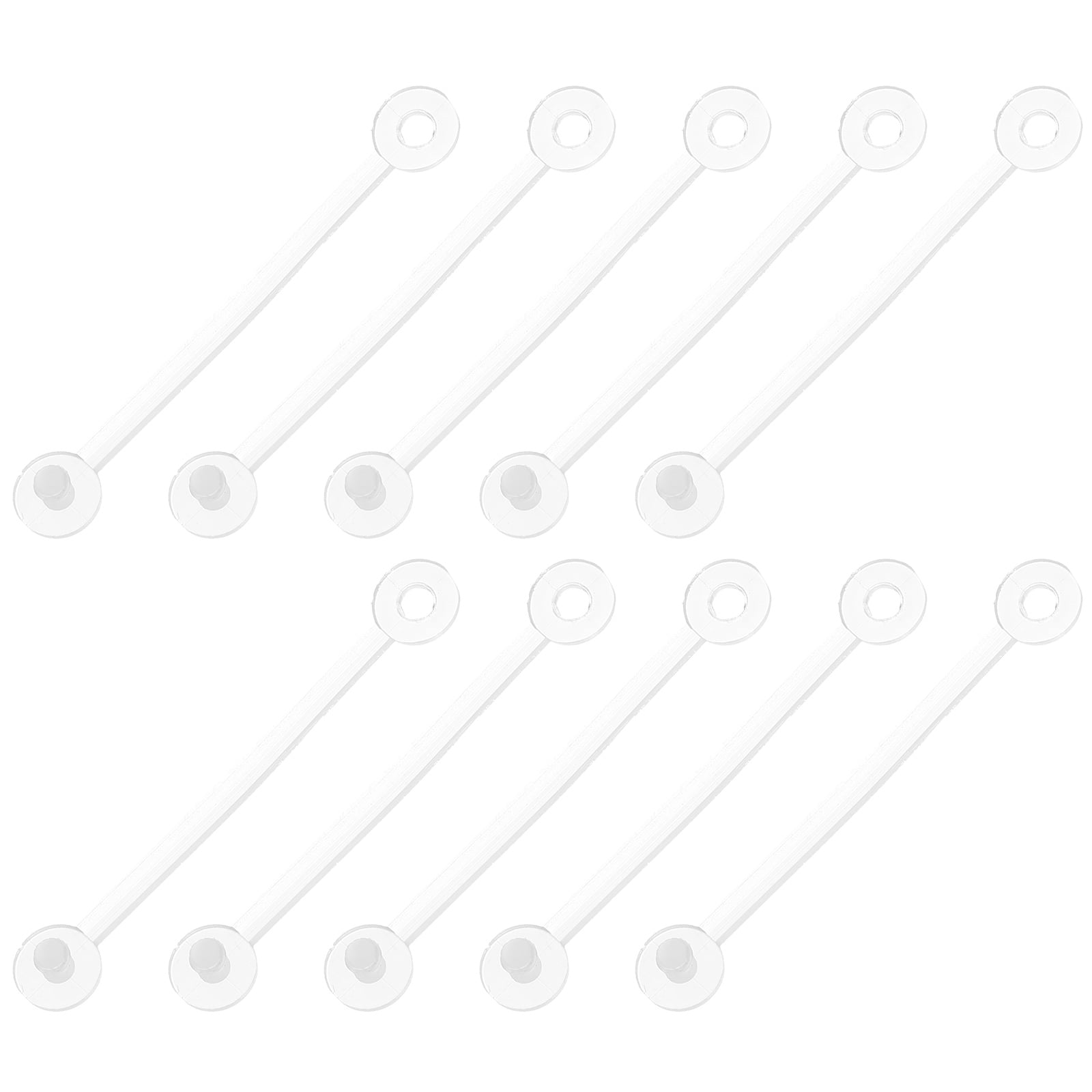 UPOUART 100pcs Plastic Tag Ropes For Tag Fasteners Simple Design ...
