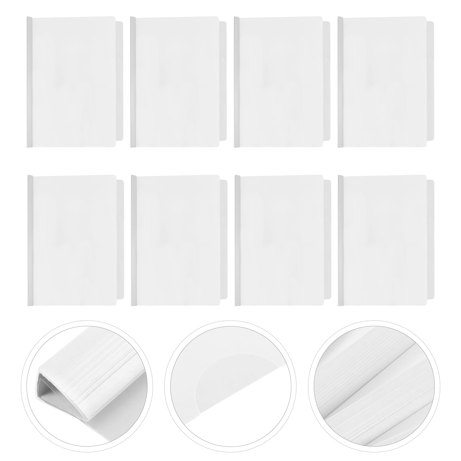 UPOUART 10Pack Plastic Folders Document for Files with Non Slip Draw ...