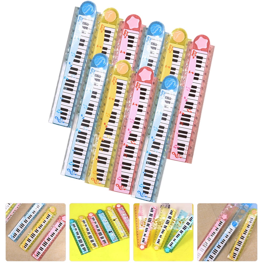 UPOUART 10Pcs Assorted Color Foldable Straight Rulers for Daily Use ...