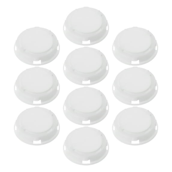UPOUART 10Pcs Bank Plug Round White ABS Material Bottom Covers for ...