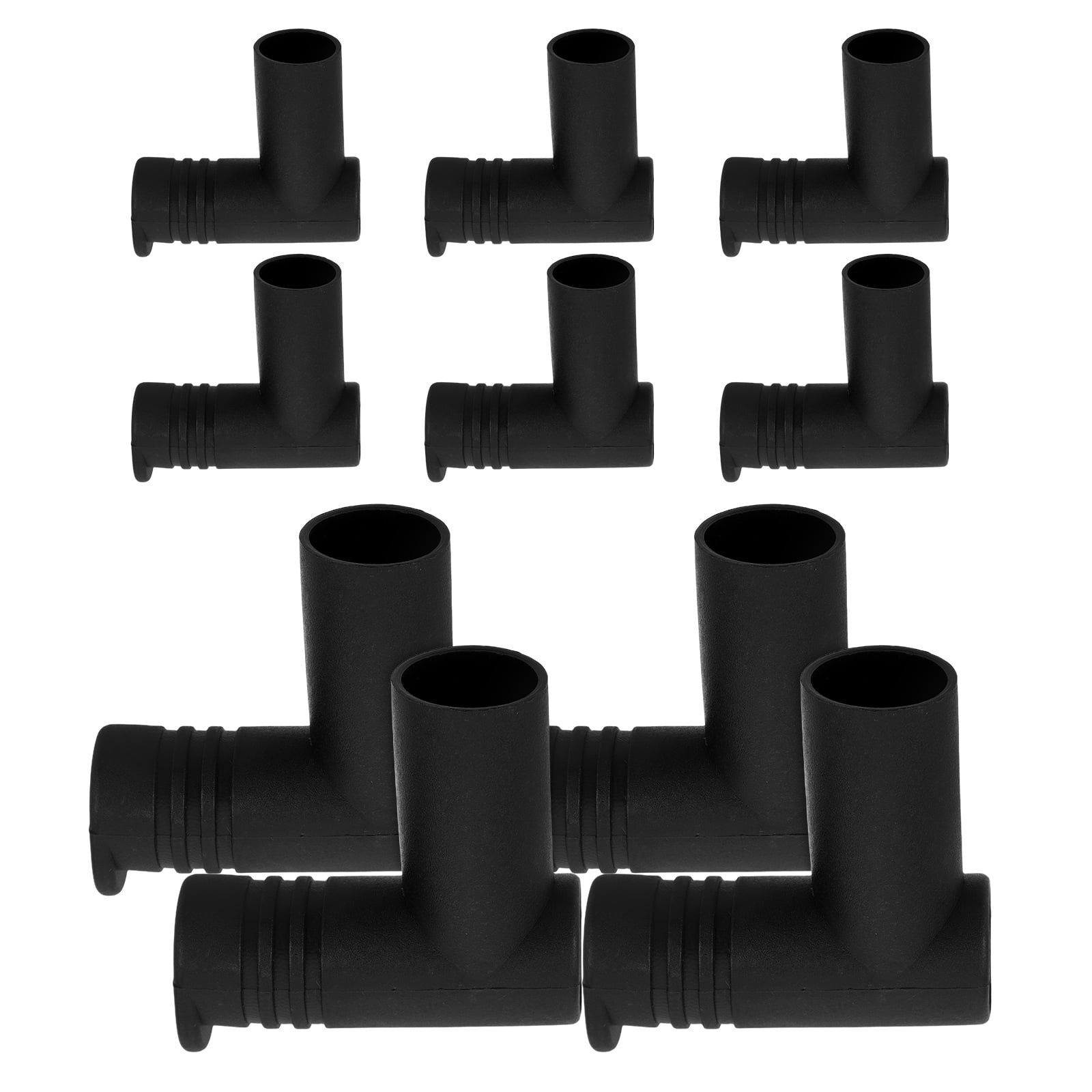 UPOUART Right Angle Clothes Drying Rack Connectors Black Plastic for ...