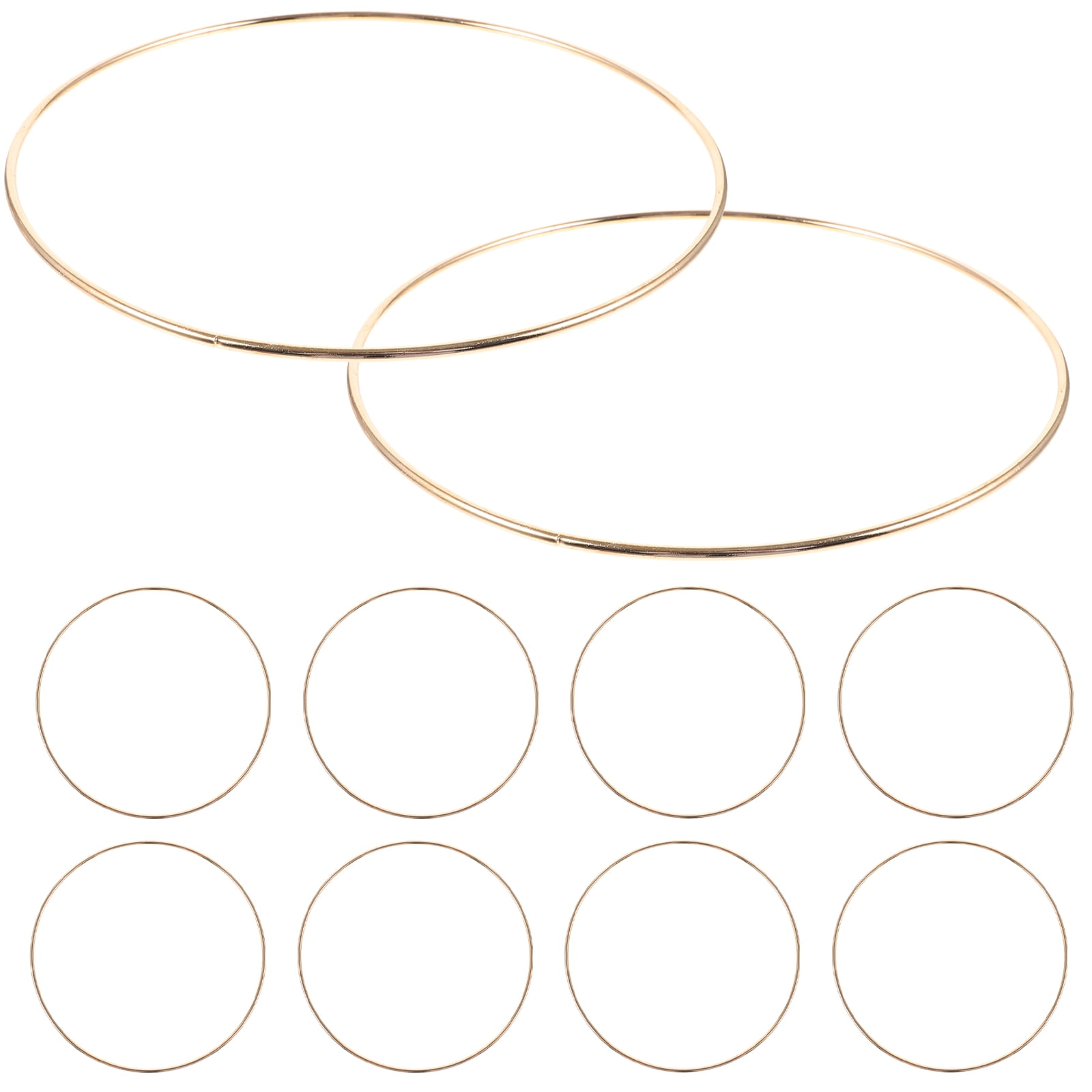 UPOUART 10Pcs Polished Metal O-Shaped Rings for Craft and Home ...