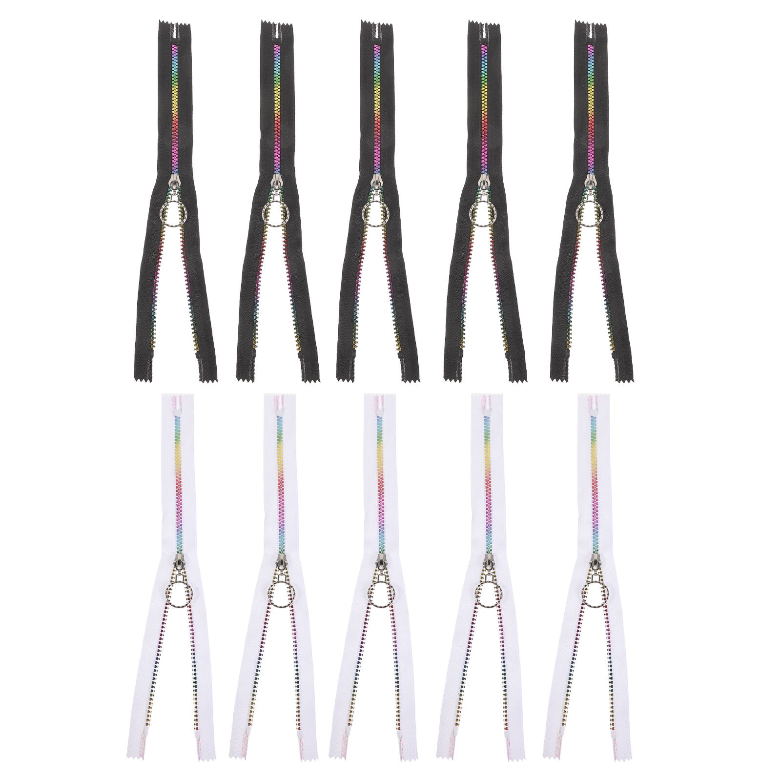 UPOUART 10Pcs Multi Color Sewing Zipper Straps for Replacing Garment ...