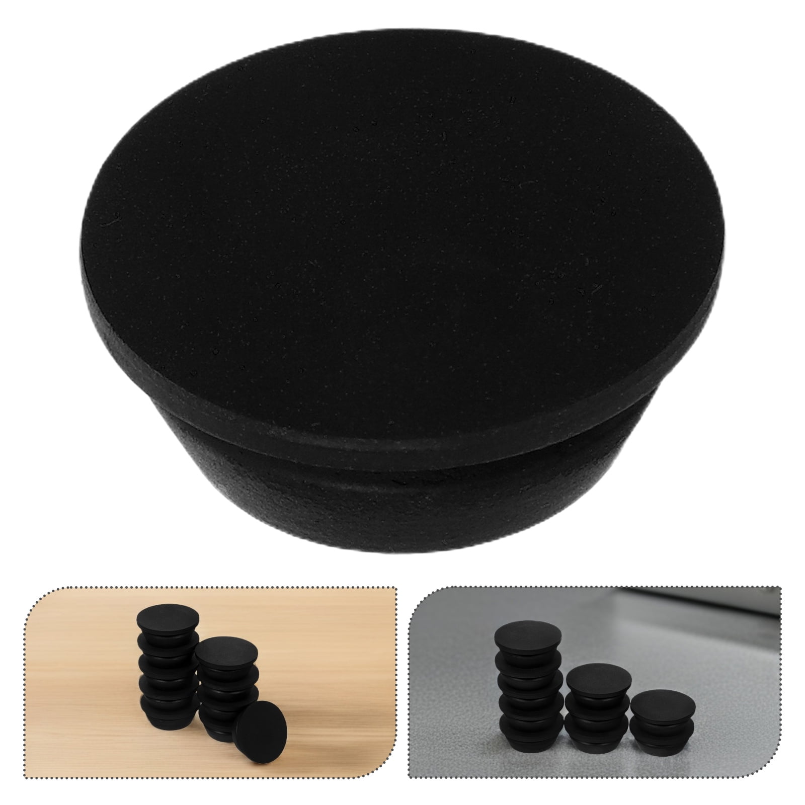 UPOUART 10Pcs Rubber Drain Plugs for Air Conditioner Black Flexible ...