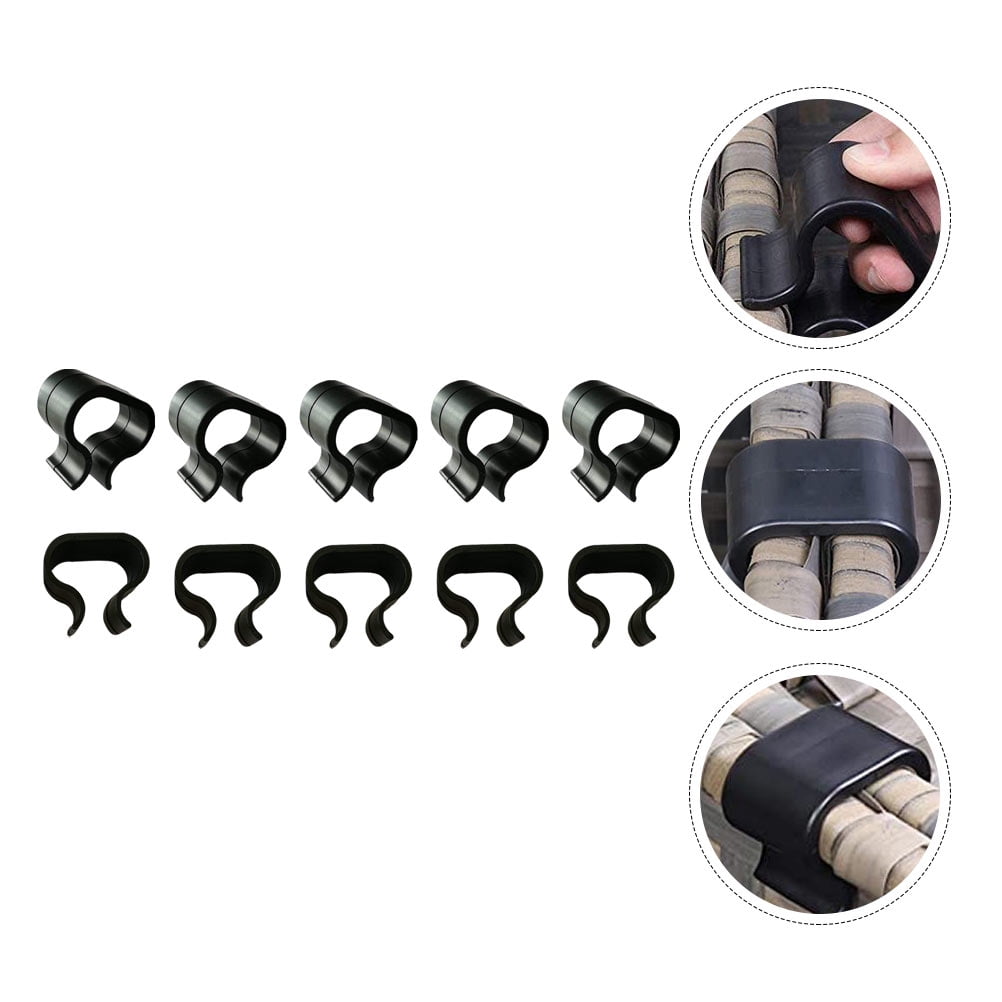 UPOUART 10Pcs Wicker Furniture Clips Black Outdoor Sofa Sectional ...