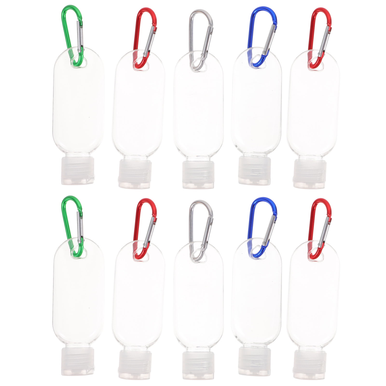 UPOUART 10Sets Portable Transparent Hand Bottles for and Liquid Storage ...