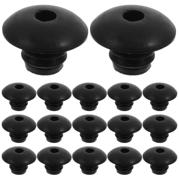 UPOUART 120pcs Pegboard Hooks Rubber End Caps for Locking Secure ...