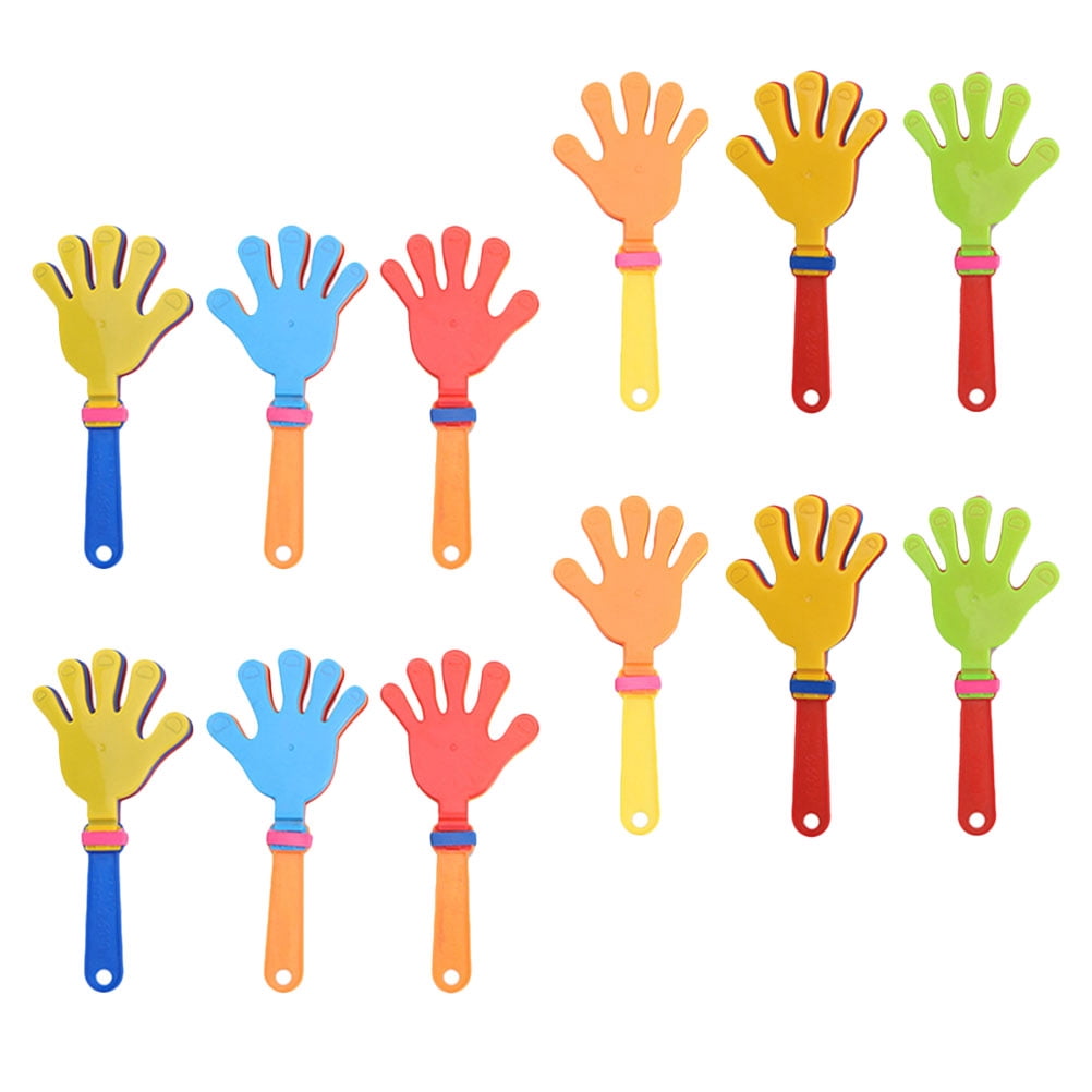 UPOUART 12-Pack Cheerleading Hand Clappers Noise Makers Assorted Colors ...