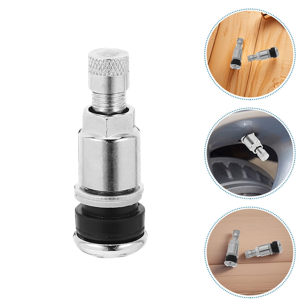 UPOUART 12Pcs Metal Valve Stems for Tires Heavy Duty Leakproof Air ...