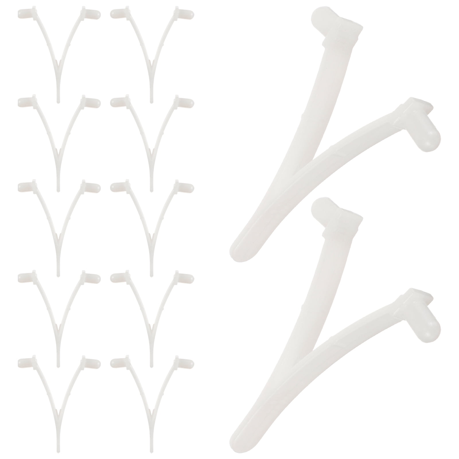 UPOUART 12Pcs Pool Equipment V Clips Plastic Attachment Clips for Pool ...