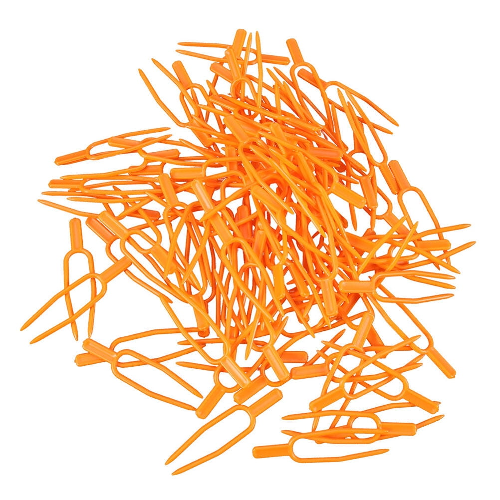 UPOUART Reusable Gardening Vine Clips Orange for Plant Support 150Pcs ...